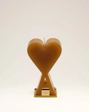 AMI Paris De Coeur Candle Beige