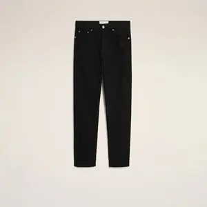 AMI Paris Tapered Fit Cotton Jeans - Black