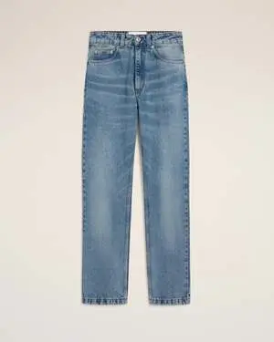 AMI Paris Classic Fit Indigo Denim Jeans - Blue