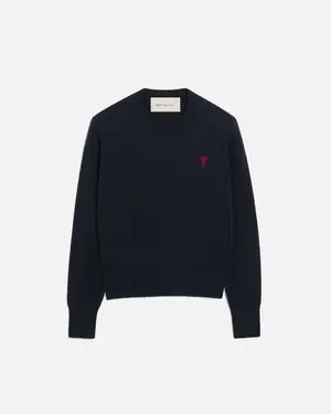 Ami Paris Round Neck Sweaters For Women