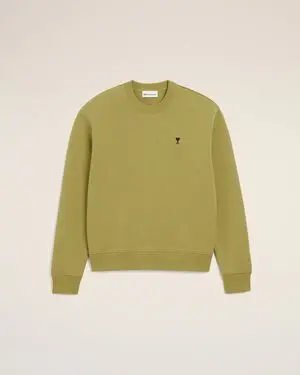 AMI Paris De Coeur Sweatshirt - Matcha