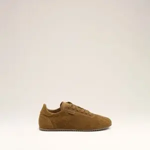 AMI Paris Soft Suede Leather Sneakers