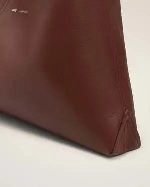 Ami Soft Leather Etienne Shoulder Bag - Cherry