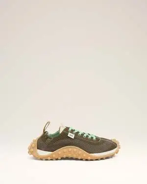 AMI Paris Mesh Mirage Sneakers - Bronze