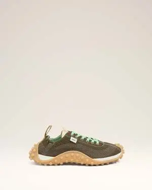 AMI Paris Mesh Mirage Sneakers - Bronze