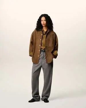 AMI Paris Goat Suede Overshirt