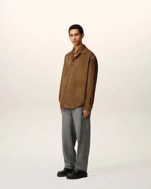 AMI Paris Goat Suede Overshirt