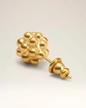 AMI Paris Plated Brass Stud Earrings