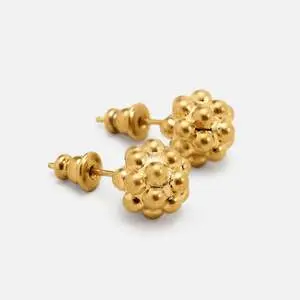 AMI Paris Plated Brass Stud Earrings