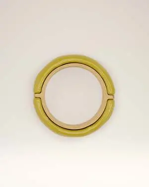 AMI Paris Lacquered Resin Hammered Ring