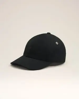AMI Paris Cotton Cap With De Coeur Embroidery - Black