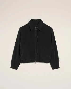 AMI Paris De Coeur Padded Zipped Jacket - Anthracite