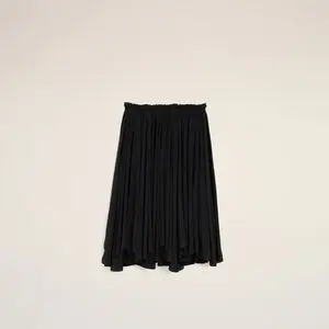 AMI Paris Blended Silk Midi Corolla Skirt