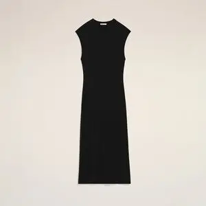 AMI Paris Sleeveless Fitted Long Dress