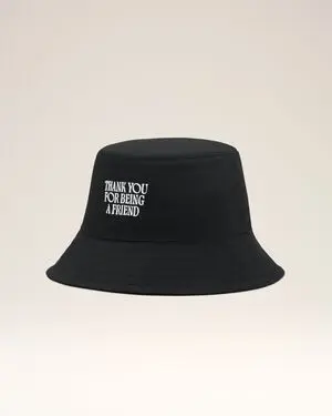 AMI Paris Embroidered Cotton Bucket Hat
