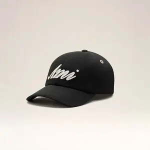 AMI Paris Cotton Baseball Cap With Felt Patch