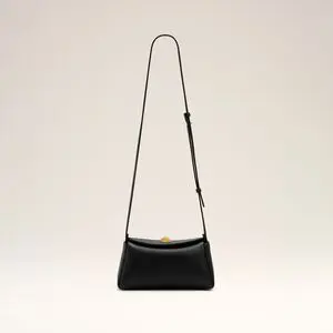 AMI Paris Cow Leather Mini Carrousel Bag - Black
