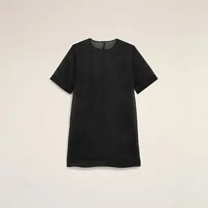 AMI Paris Silk Mini Trapeze Dress