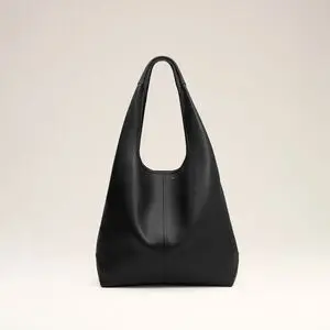 AMI Paris Etienne Soft Leather Hobo Bag