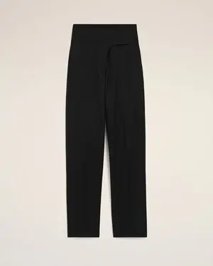 AMI Paris Wool Canvas Balloon Fit Trousers