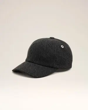 AMI Paris Denim Patchwork Baseball Cap - Black