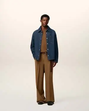 AMI Paris Denim Overshirt - Indigo