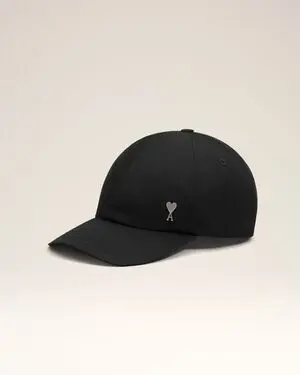 AMI Paris Nylon De Coeur Stud Cap