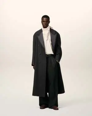 AMI Paris Double Breasted Long Coat