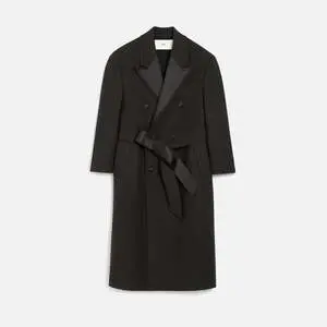 AMI Paris Double Breasted Long Coat