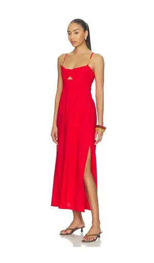 Minkpink Rhodes Twist Front Maxi Dress