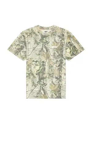 Obey Get Up Tee In Green