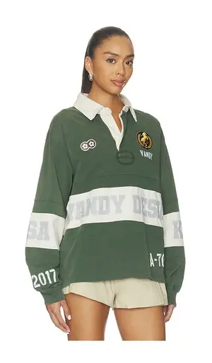 VANDYTHEPINK Washed Long Sleeve Rugby Shirt