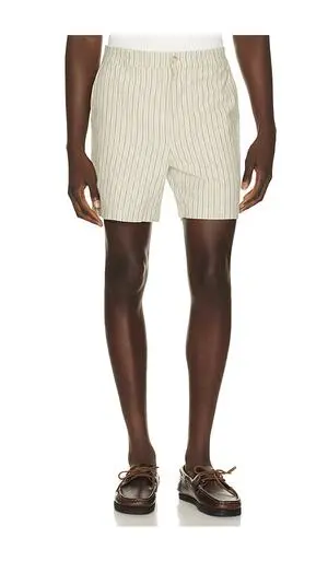 Rails Wilson Short In Cream - Ecru Multi Stripe