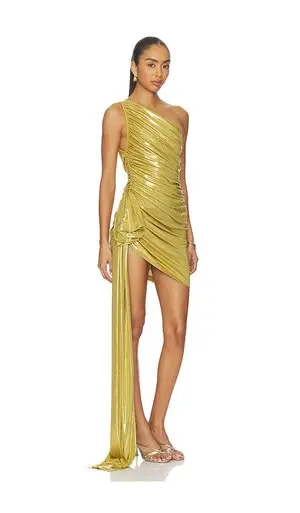 Norma Kamali Pickleball Diana Dress - Rich Gold