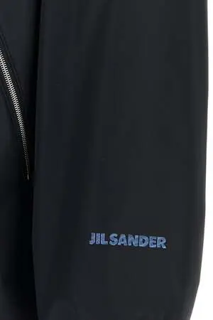 JIL SANDER High Neck Zip-up Jacket - Blue
