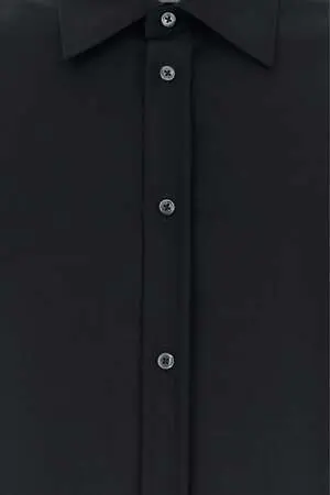 JIL SANDER Wool Blend Shirt - Black