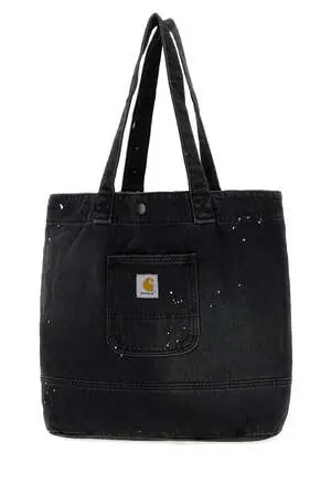 Carhartt Work In Progress Denim Tote Bag - Black