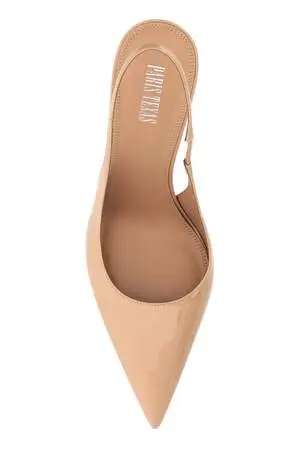 Paris Texas Skin Leather Lidia Slingback Pumps