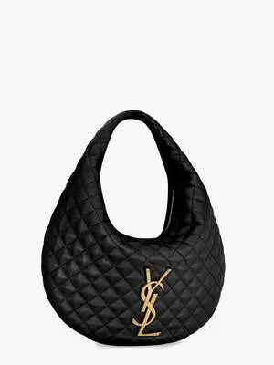 Saint Laurent Icare Quilted Leather Handbag - Black