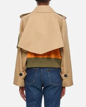 Sacai Short Trench Coat