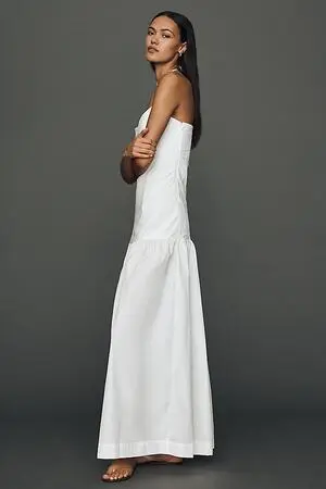 S/W/F Cotton Drop Waist Maxi Dress