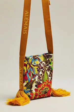 ALEMAIS Charlie Mini Crossbody Bag - Yellow Pattern