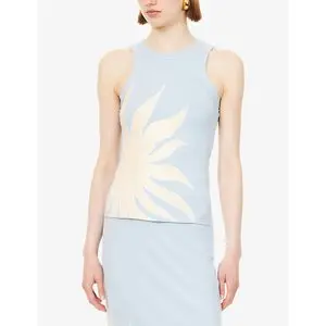 NEVER FULLY DRESSED Rib Knit Tank Top