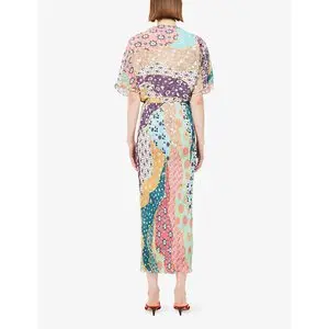 NEVER FULLY DRESSED Morocco Tilly Pleated Midi Dress