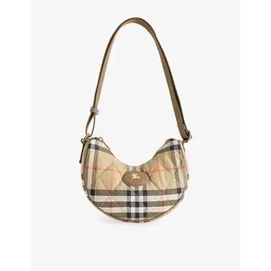 Burberry Quilted Check Cross-body Bag - Sand