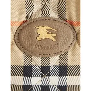 Burberry Quilted Check Cross-body Bag - Sand