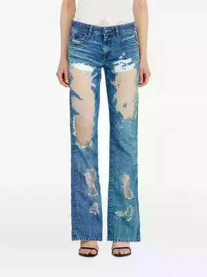 DIESEL® X Tinder 1969 D-ebbey Distressed-effect Jeans