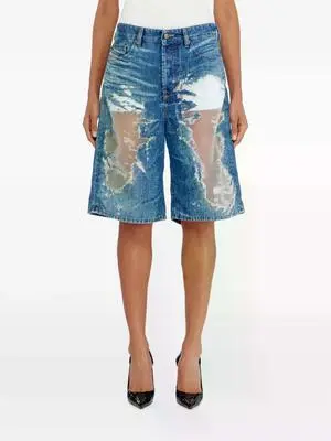 DIESEL® Distressed Denim Shorts