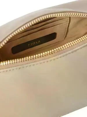 Furla Logo-print Leather Crossbody Bag