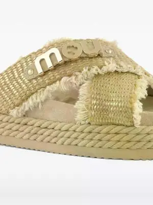 Mou Criss-cross Sandals